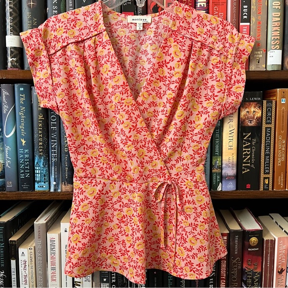Monteau | Tops | Monteau Peplum Top | Poshmark